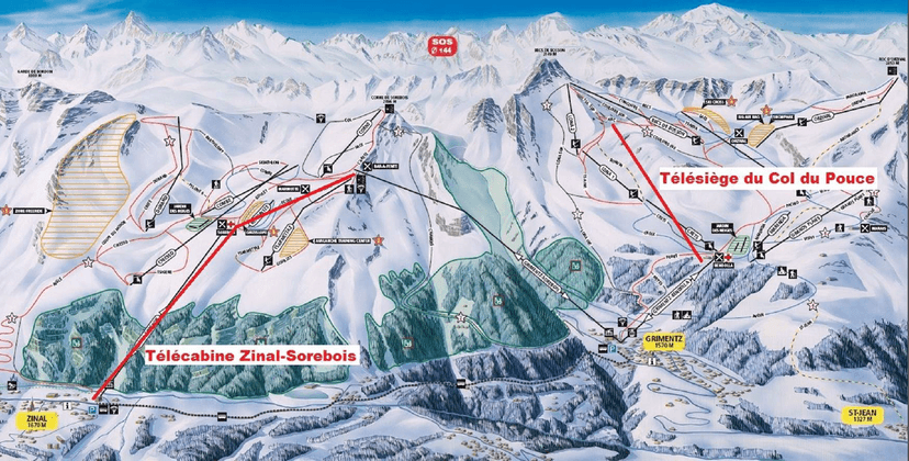 Zinal Gezinnen winter - Intersoc
